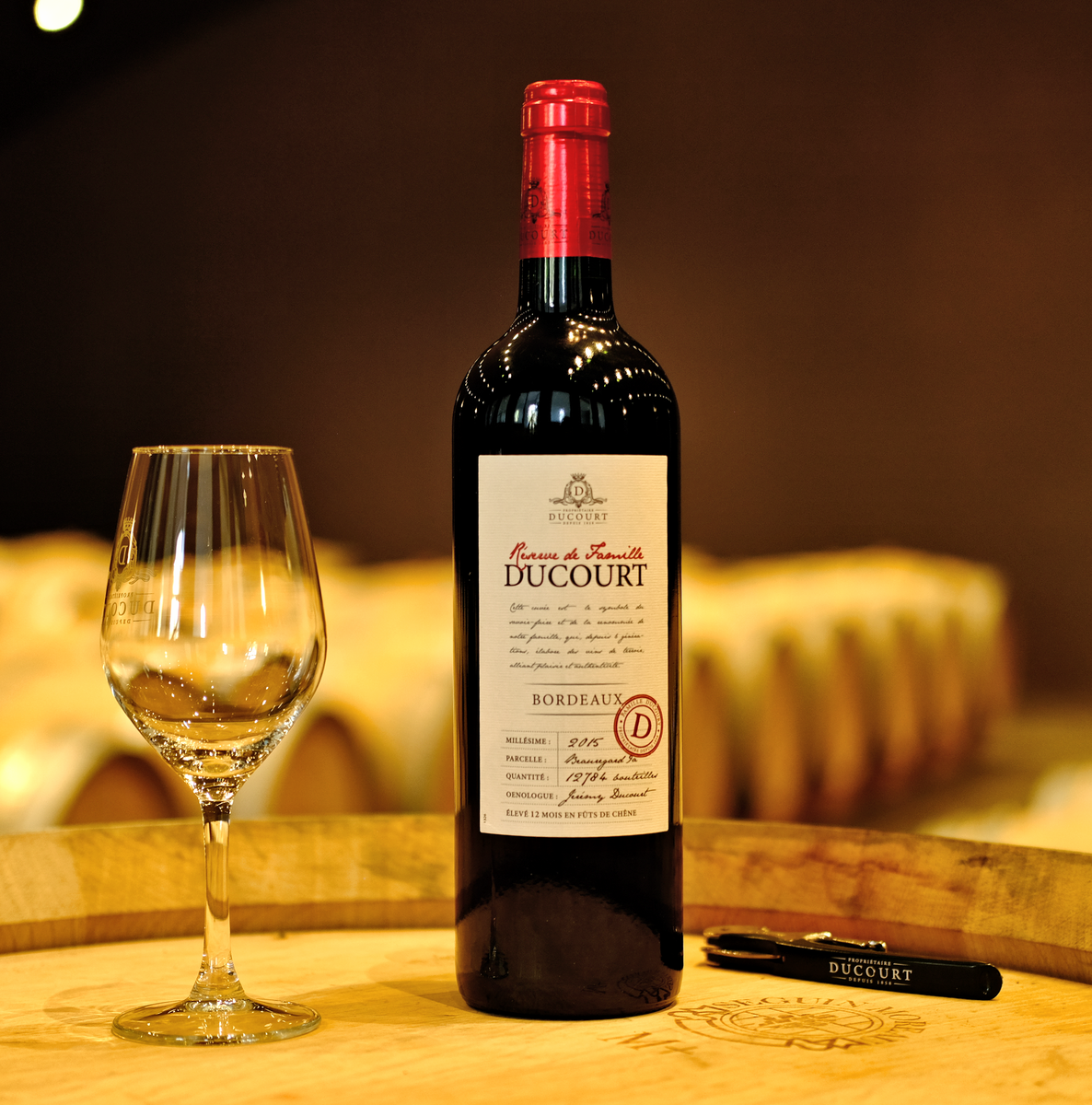 DUCOURT RÉSERVE DE FAMILLE ROUGE - AOC BORDEAUX - 2016 - 6 bouteilles ...